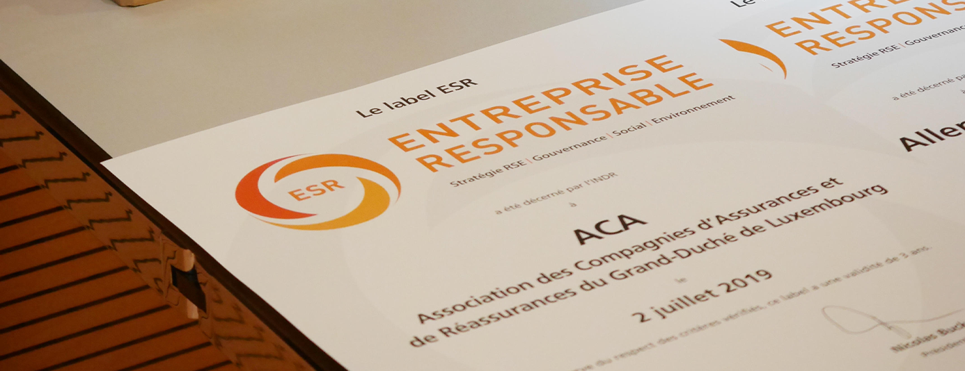 OFFICIAL PRESENTATION OF THE ESR LABEL | ACA