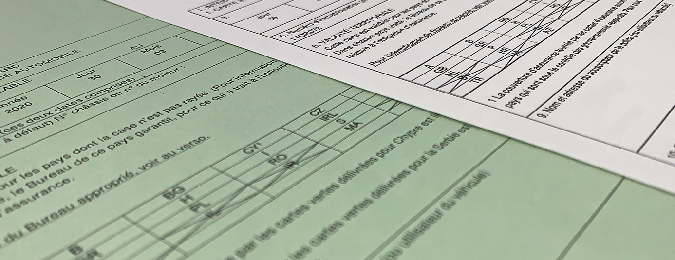 The "green insurance card" changes color | ACA